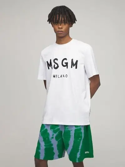 MSGM Logo Printed T-shirt