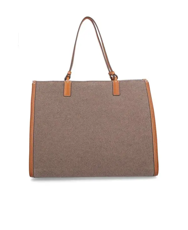 Tory Burch Ella Logo-perforated Tote Bag