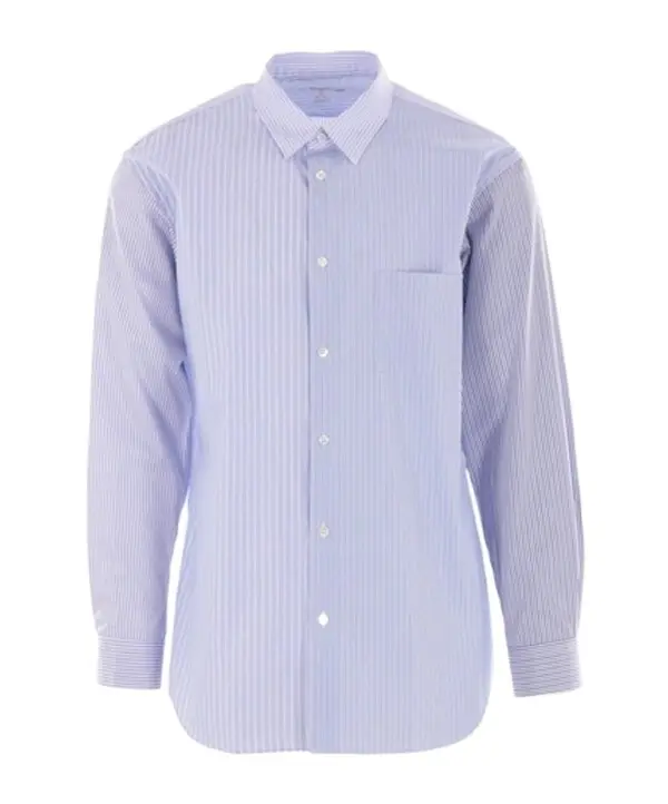 Comme Des Garçons Striped Shirt - Blue
