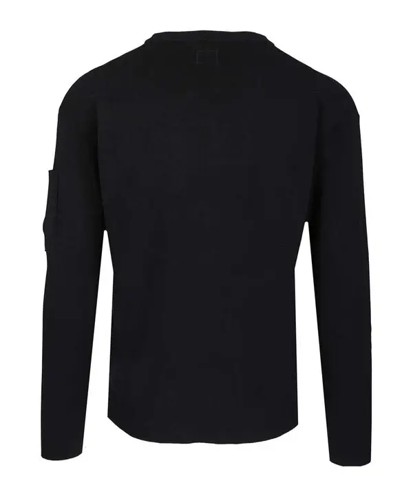 C.P. COMPANY Sea Island Lens Crewneck Sweater