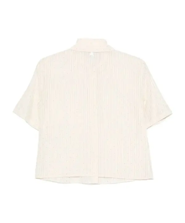 Patrizia Pepe Striped Short Sleeve Shirt