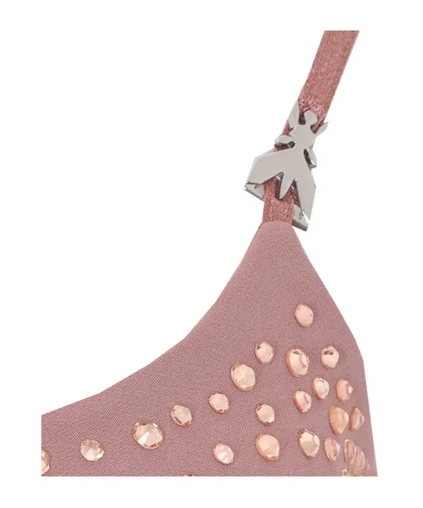 Patrizia Pepe Crystal Embellished Cropped Top