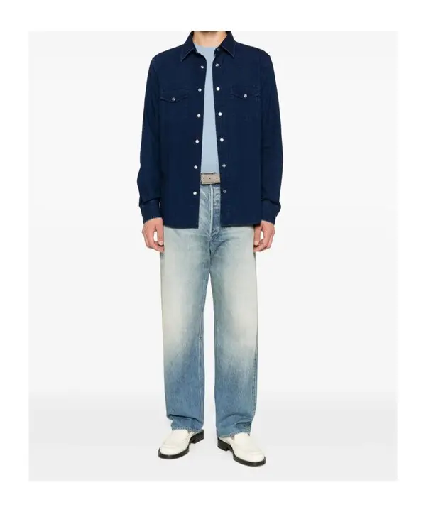 TOM FORD Western Denim Shirt - Black