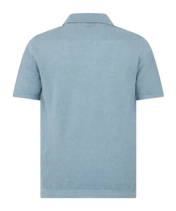 ROBERTO COLLINA Linen Knit Polo Shirt