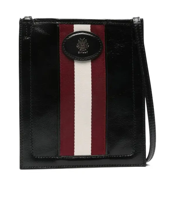 Bally Stripe Design Messenger Bag - Blackpalladio