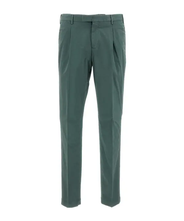 PT TORINO Pleated Trousers - Green