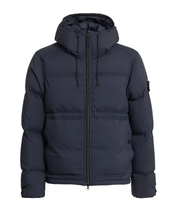 Stone Island Short Ripstop Down Parka - Black