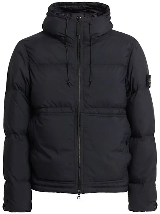 Stone Island Short Ripstop Down Parka - Black