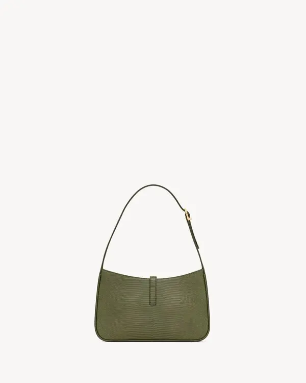 Saint Laurent Le 5 À 7 Lizard Bag - Fern Green