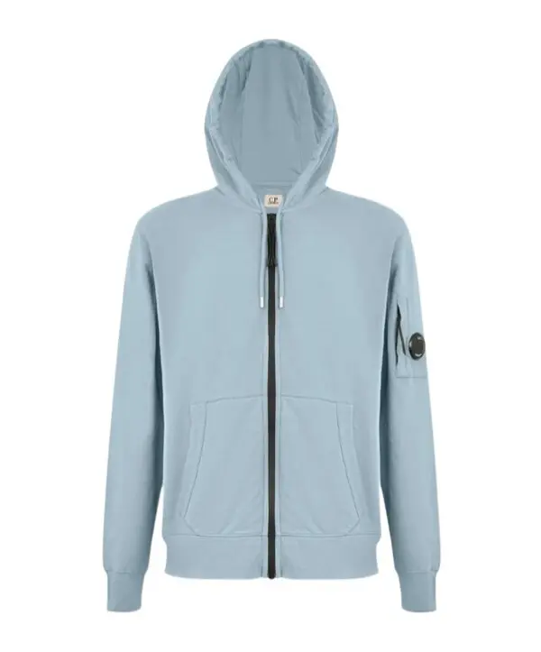 C.P. COMPANY Goggle Zip Hoodie - Blue