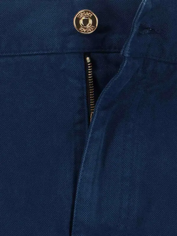Versace Logo Patch Straight-leg Jeans