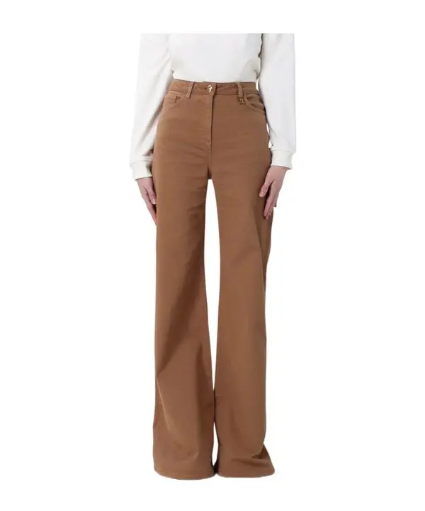 Elisabetta Franchi High-rise Flared Jeans - Brown