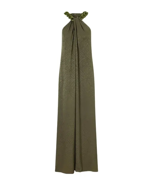 JOSEPH Embellished Backless Maxi Dress