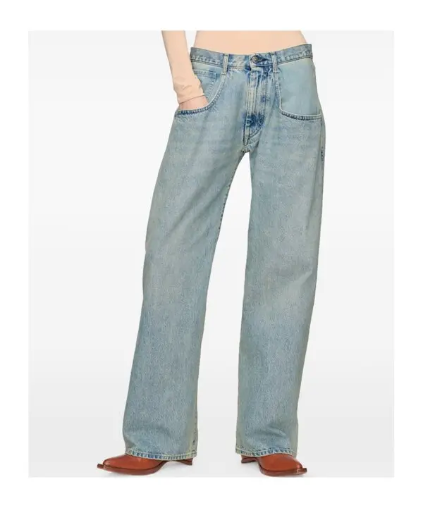 MAISON MARGIELA Wide-leg Jeans - Light Blue
