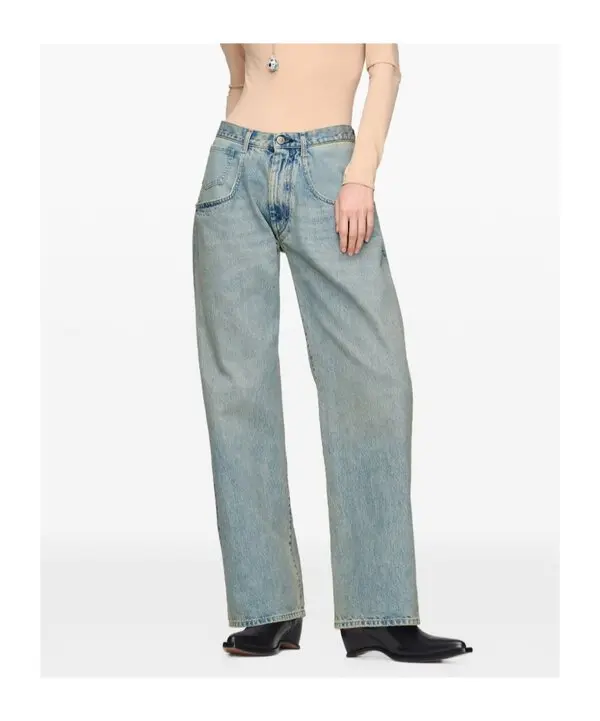 MAISON MARGIELA Wide-leg Jeans - Light Blue