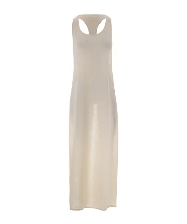 Patrizia Pepe Racerback Maxi Dress - Nude