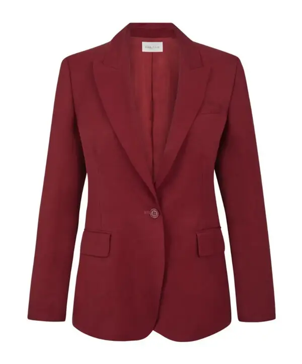 P.a.r.o.s.h Single-breasted Peak-lapel Blazer - Red
