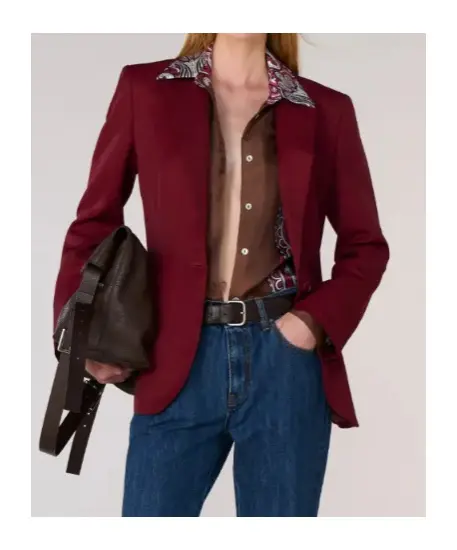 P.a.r.o.s.h Single-breasted Peak-lapel Blazer - Red