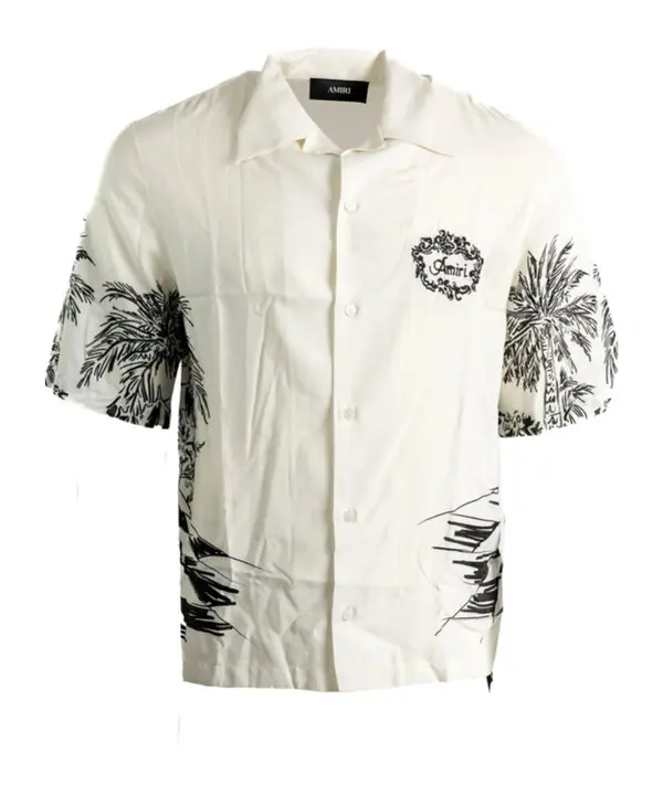 Amiri Pattern-printed Short-sleeved Shirt