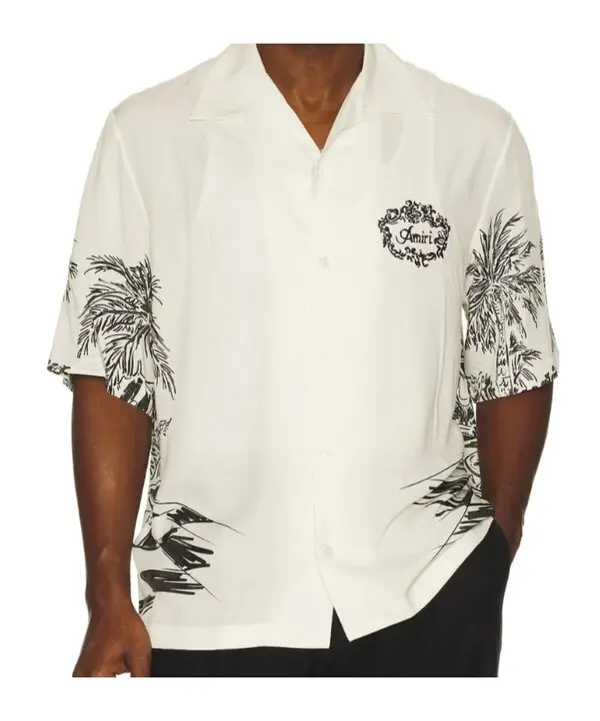 Amiri Pattern-printed Short-sleeved Shirt