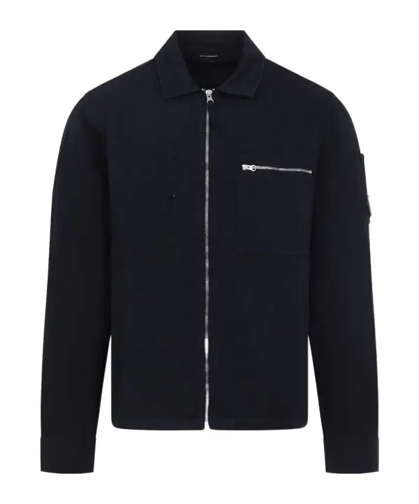 C.P. COMPANY Lens Zip-through Jacket - Black