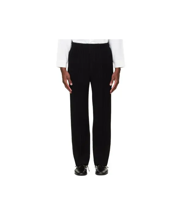 Issey Miyake Pleated Straight-leg Trousers