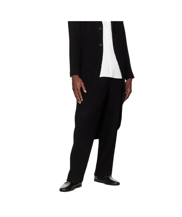 Issey Miyake Pleated Straight-leg Trousers