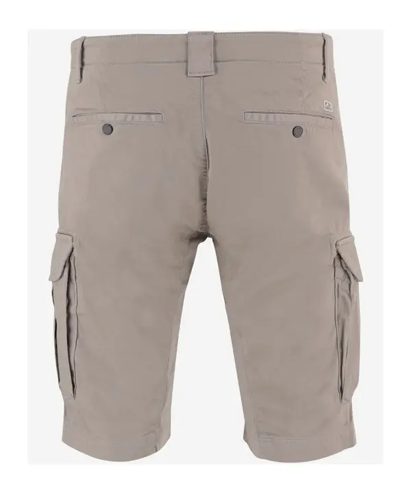C.P. COMPANY Lens Detailed Cargo Shorts - Gray