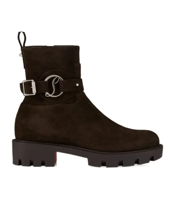 CHRISTIAN LOUBOUTIN Buckle Strap Boots