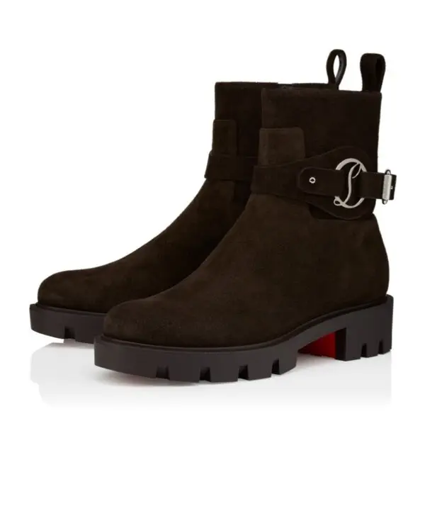 CHRISTIAN LOUBOUTIN Buckle Strap Boots