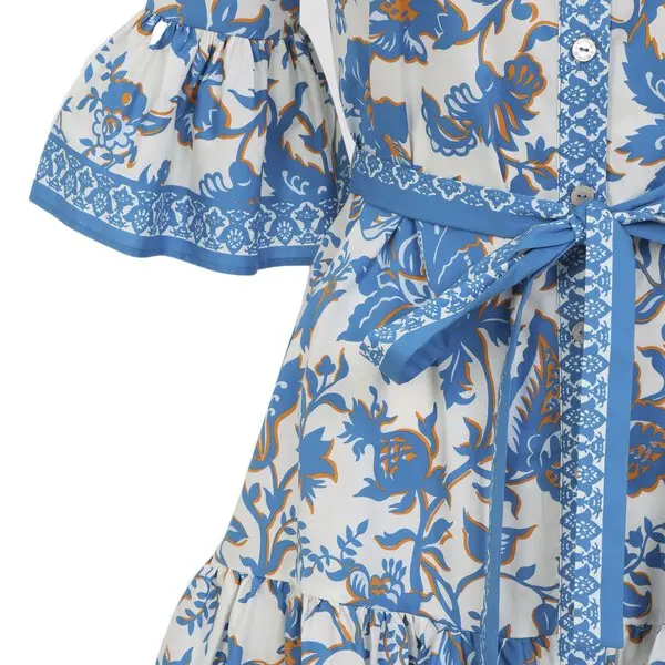 Etro Floral Printed Ruffled Dress