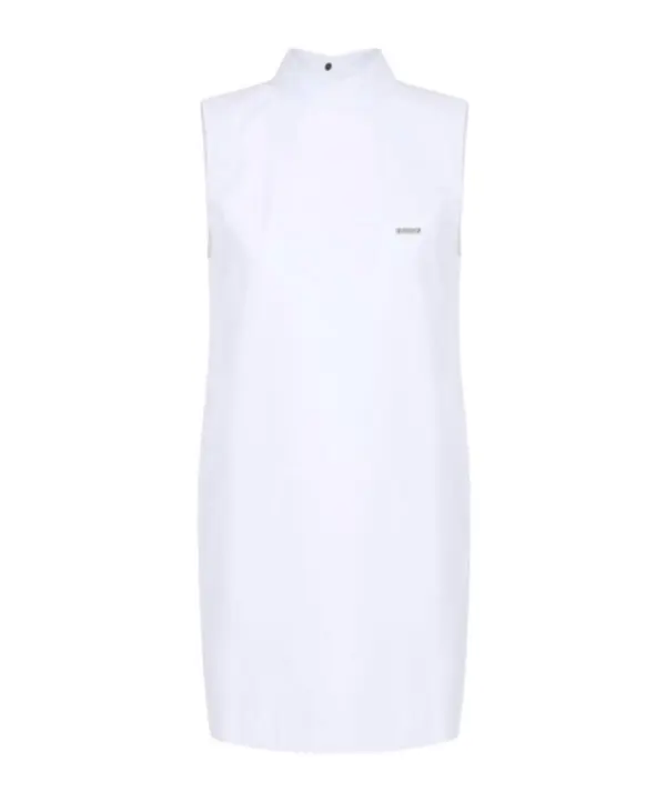 Iceberg Sleeveless Stand-collar Dress
