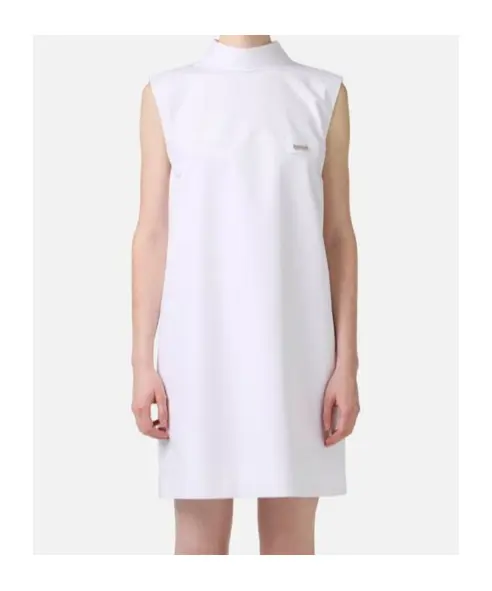 Iceberg Sleeveless Stand-collar Dress