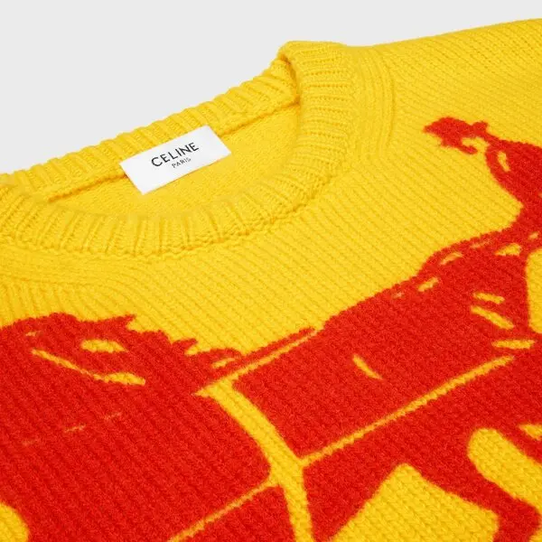 Celine Crewneck Sweater In Cashmere