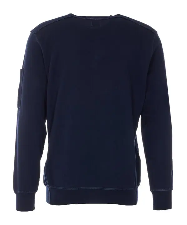 C.P. COMPANY Lens Pocket Knitted Sweater - Black