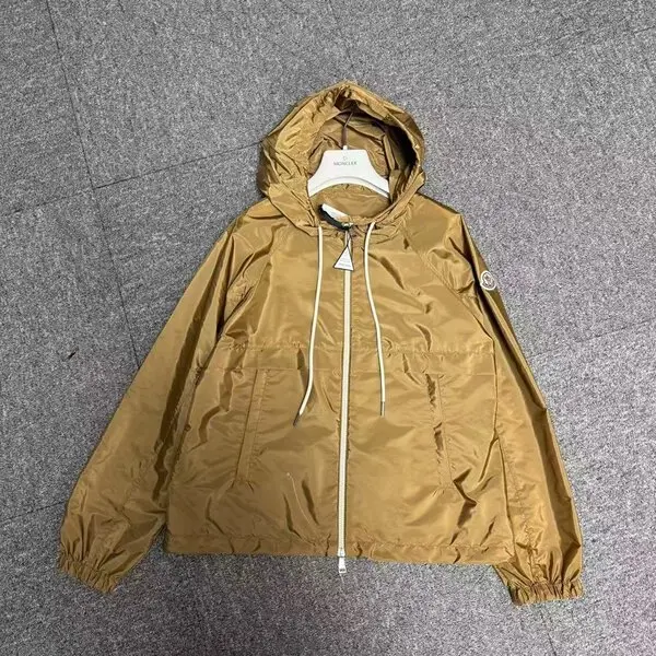 Moncler Coquelicot Zip-up Hooded Jacket - Camel