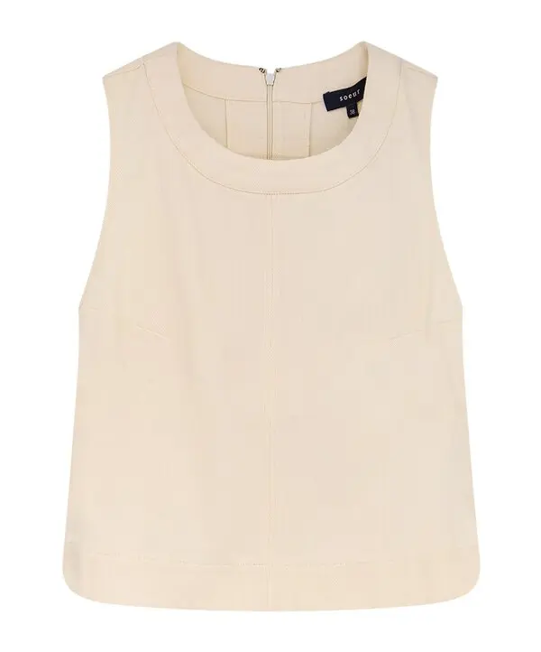 Soeur Sleeveless Boxy Top