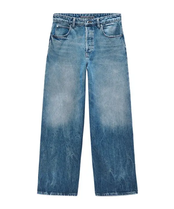 Alexander Wang Surge Wide Leg Jeans
