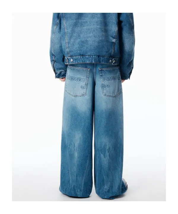 Alexander Wang Surge Wide Leg Jeans