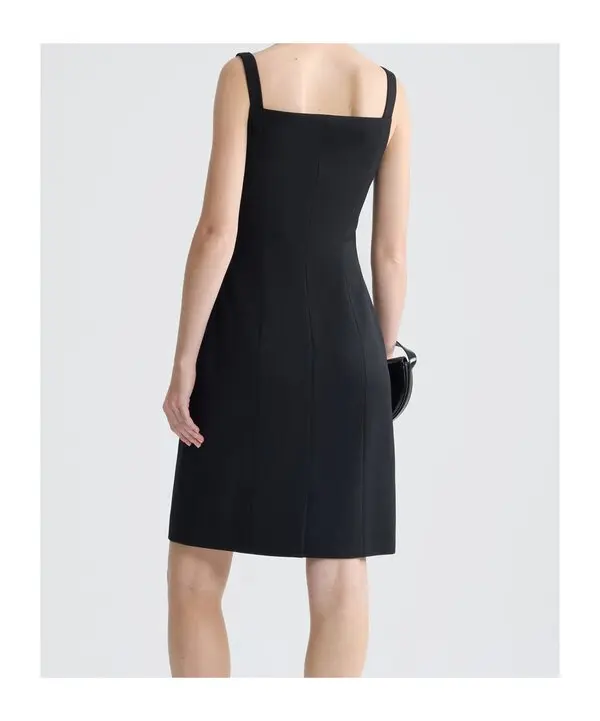 PATOU Sleeveless Pocket Dress - Black