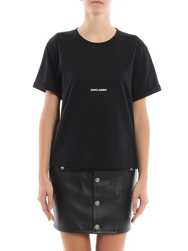 Saint Laurent Logo Printed T-shirt