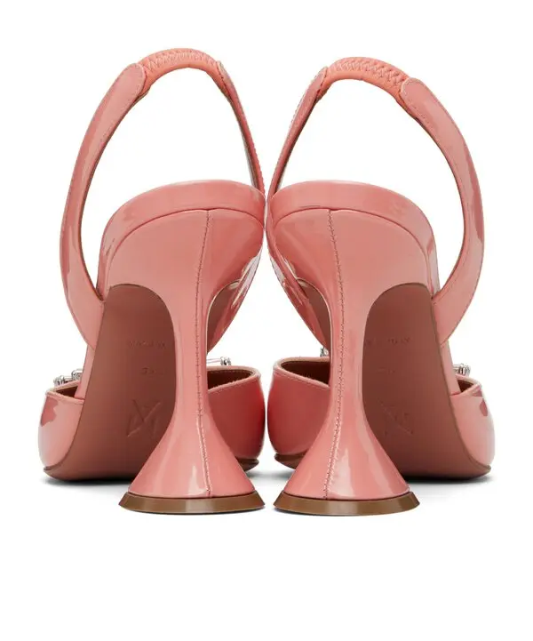 Amina Muaddi Begum Sling 95 Crystal-embellished Pointed-toe High-heeled Sandals