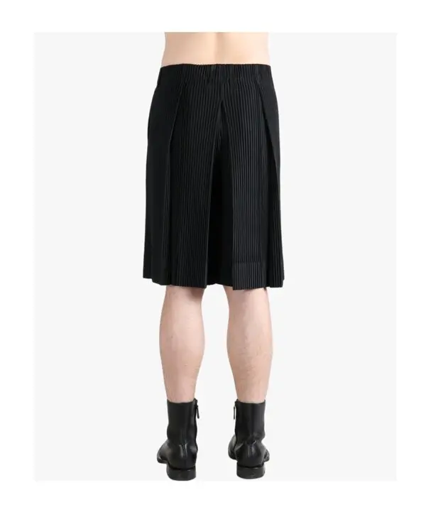 Issey Miyake Homme Plissé Pleated Hakama-style Shorts
