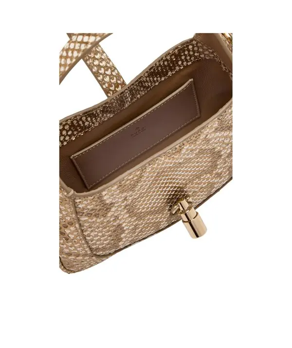 Gucci Jackie 1961 Python Mini Bag - Metallic Gold