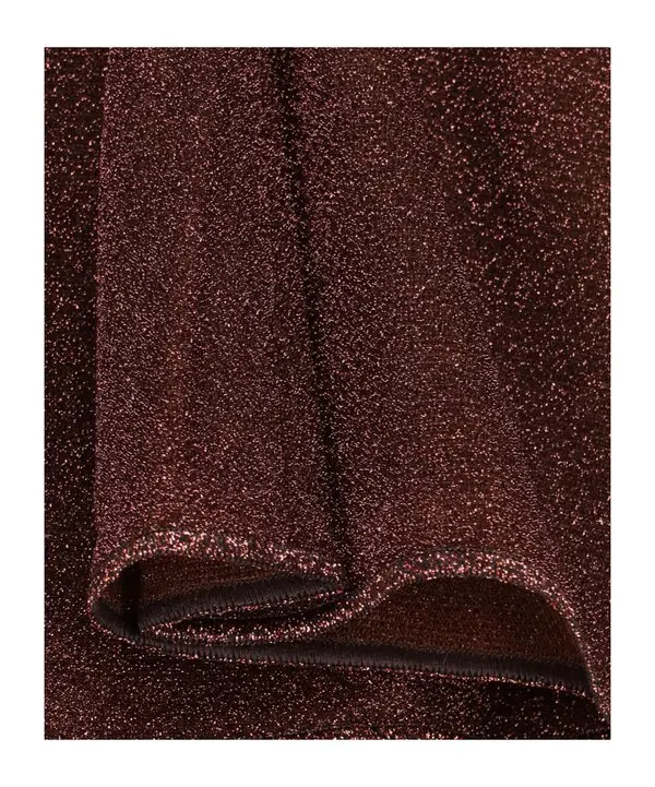 Oseree Lumière Sequin Embellished Wide-leg Pants - Red