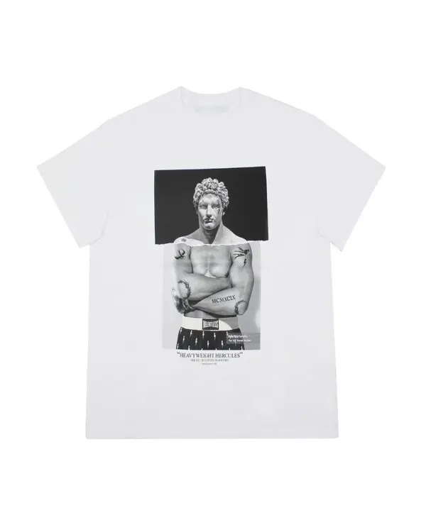 Neil Barrett Photo Printed Short-sleeved T-shirt - White