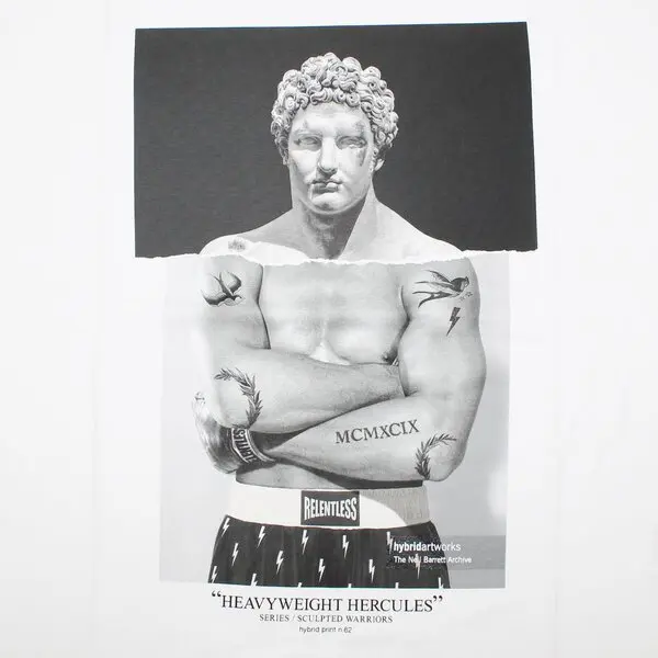 Neil Barrett Photo Printed Short-sleeved T-shirt - White