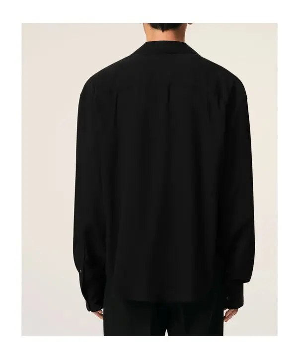 Ami Boxy Camp-collar Shirt