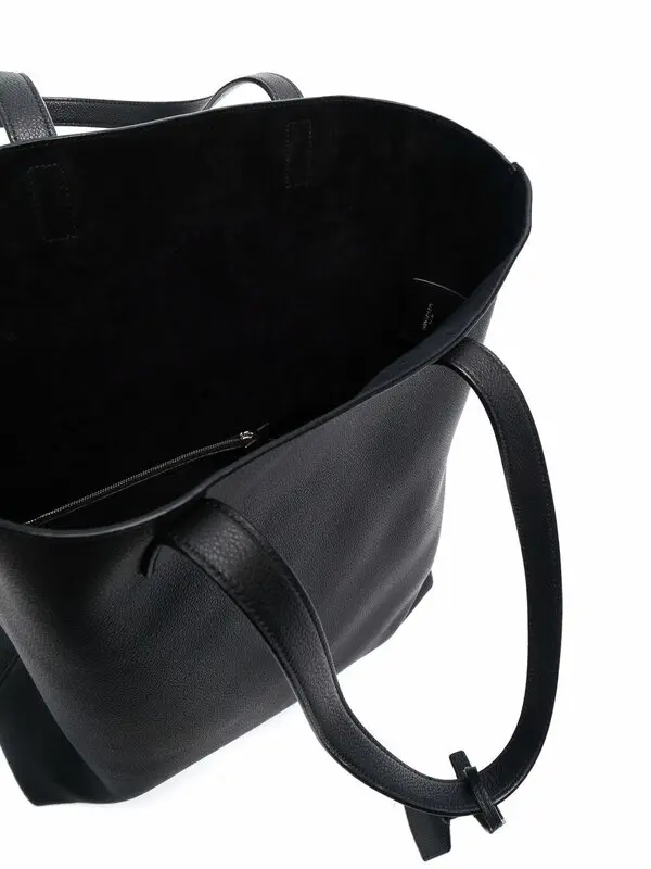 Saint Laurent Logo Detailed Tote Bag - Black