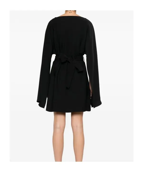 P.a.r.o.s.h Cape Dress With Embellished Belt